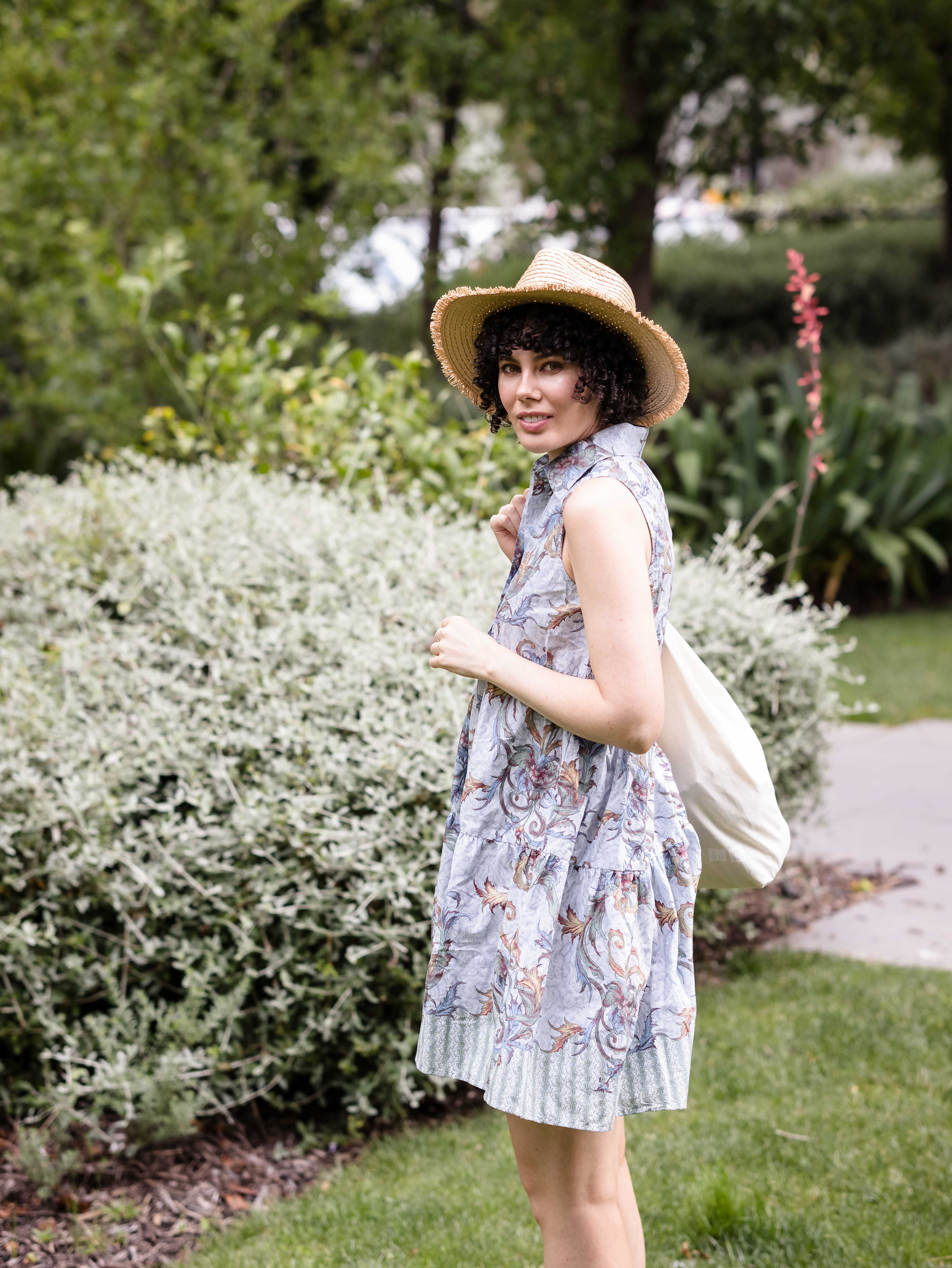 Batik Mini Dress | Putri Dress | Sleeveless Cotton Mini Dress – Penyu ...